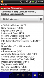 Diagnosesoftware - AlfaOBD Diagnose